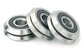 W1X Dual V Guide Wheel Shielded Double Row Angular Contact Ball Bearing 4.763×19.56×7.87mm supplier